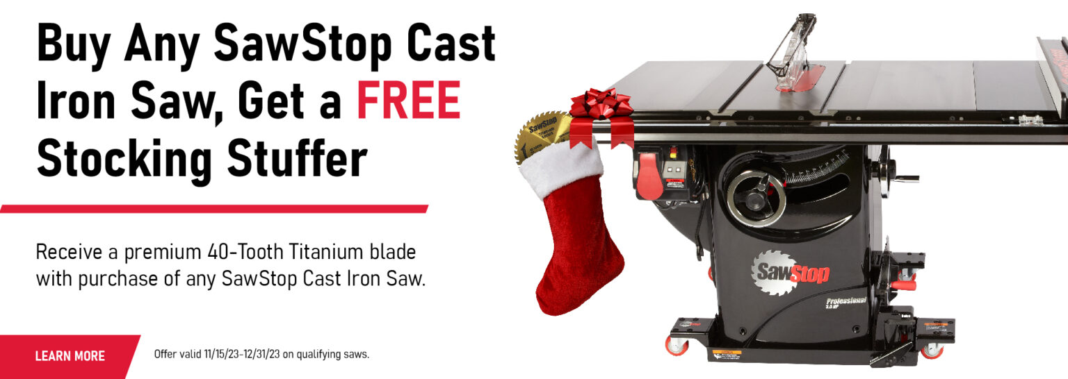 America's #1 table saw. The leader in table saw safety | SawStop