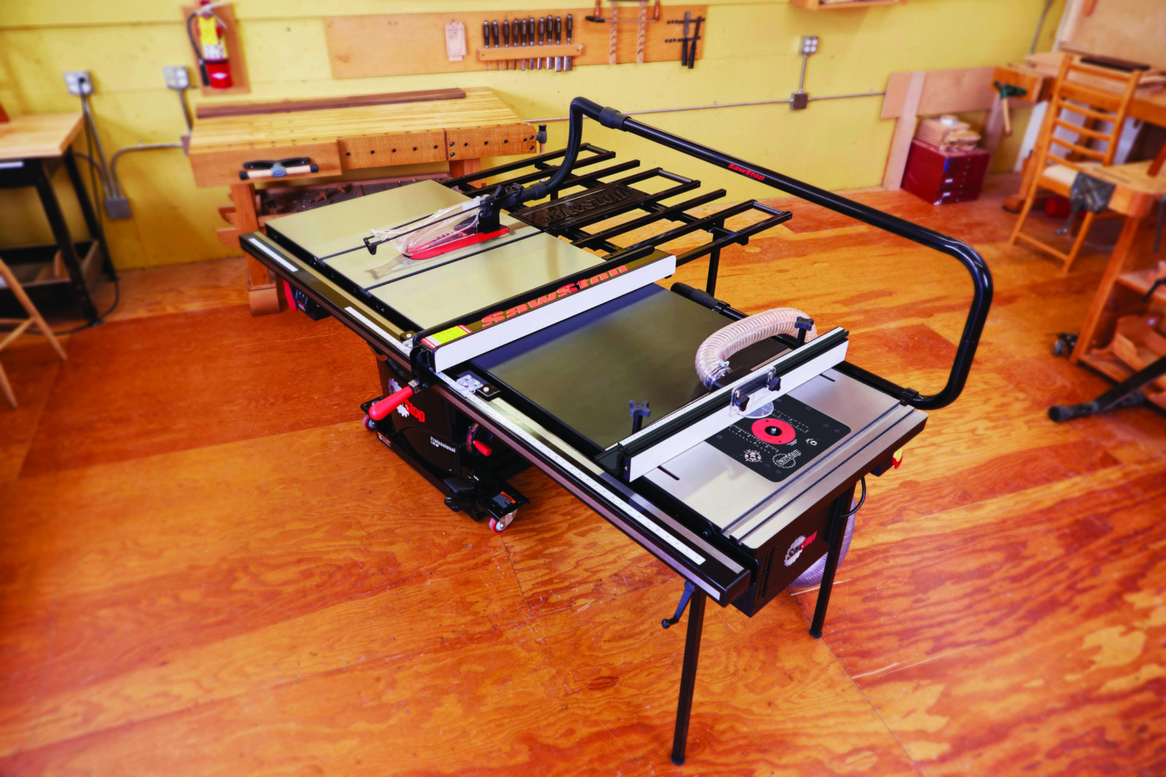 Overarm Dust Collection - Sawstop